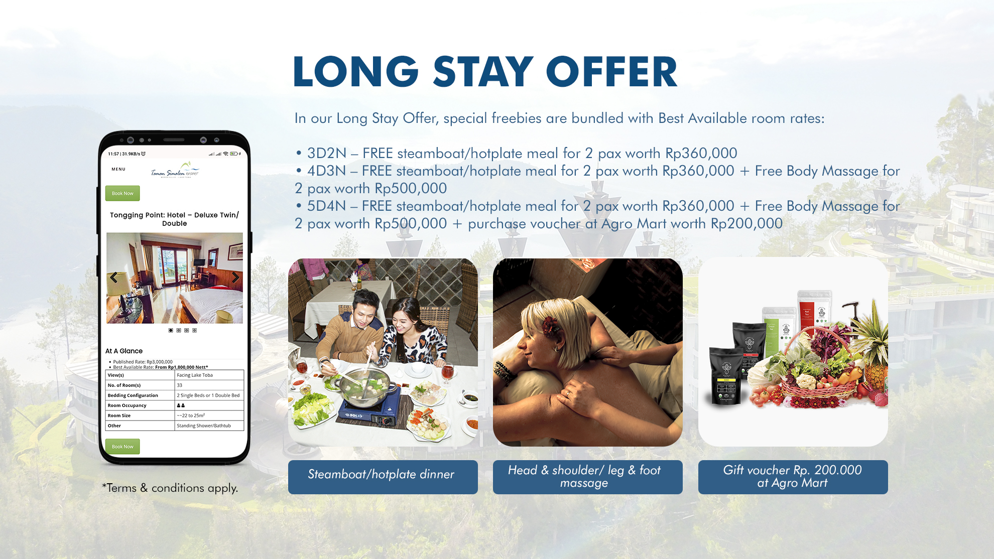 Long Stay Offer - Taman Simalem